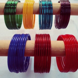 Glass Bangles - Etsy