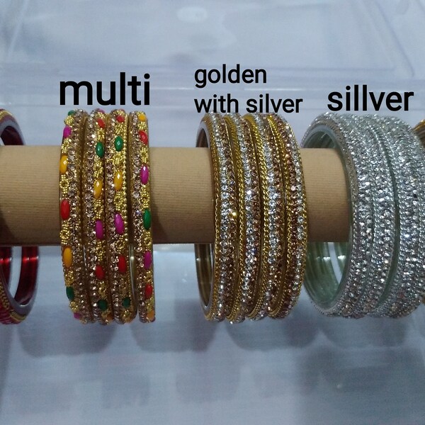 Glass India Bangles - Etsy