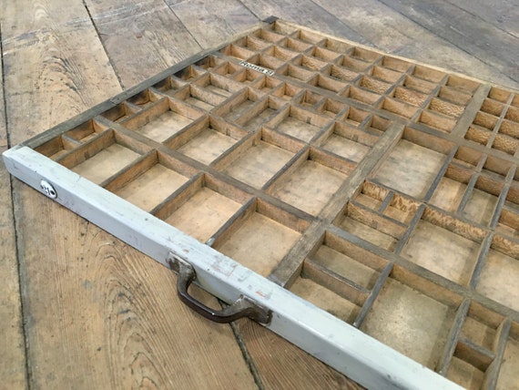 Vintage Italian Printer Drawer Letterpress Typeset Drawer | Etsy