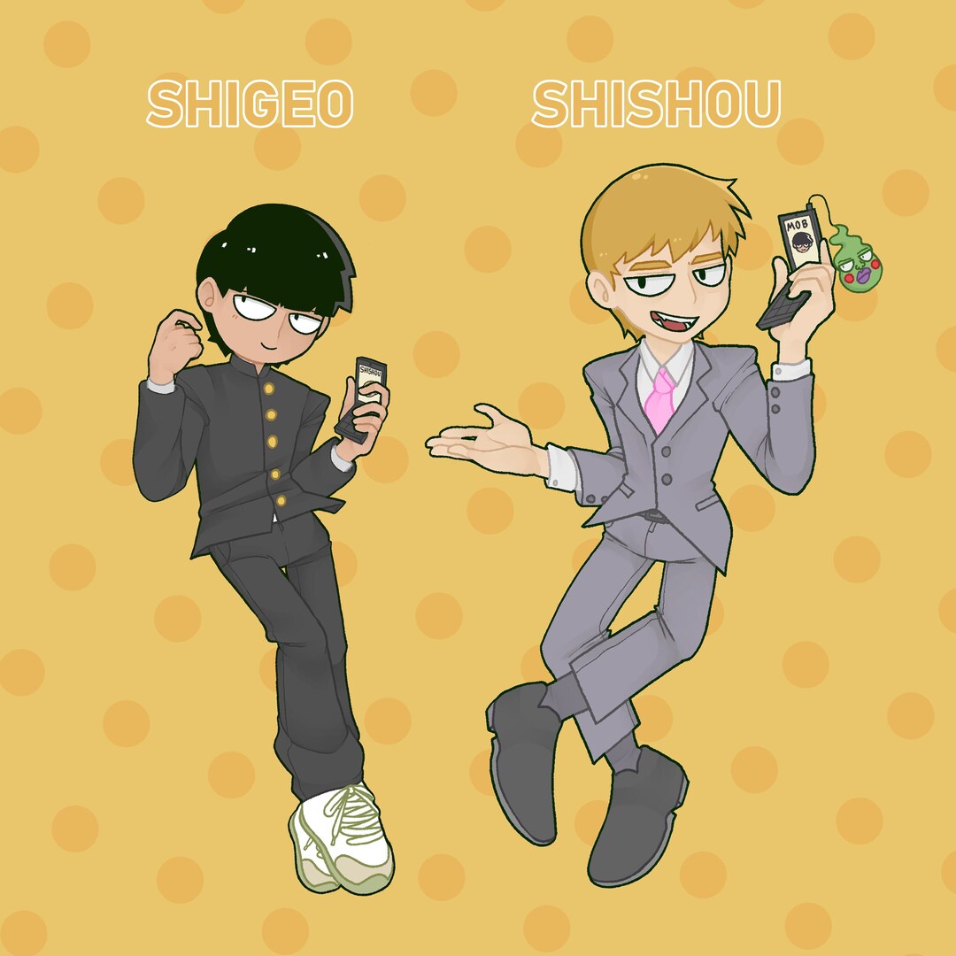 Shigeo & Reigen 3in. Charms [FREE SHIPPING] - Etsy