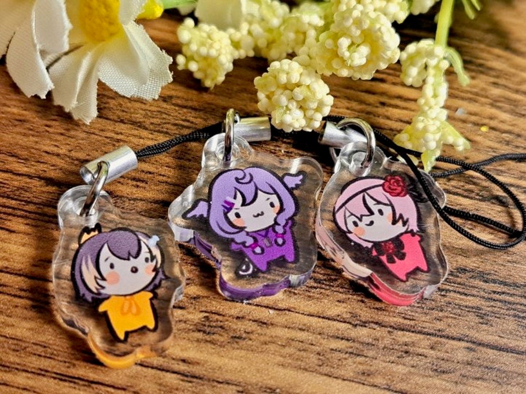 Nijien OBSYDIA Small Acrylic Phone Charms 1 - Etsy