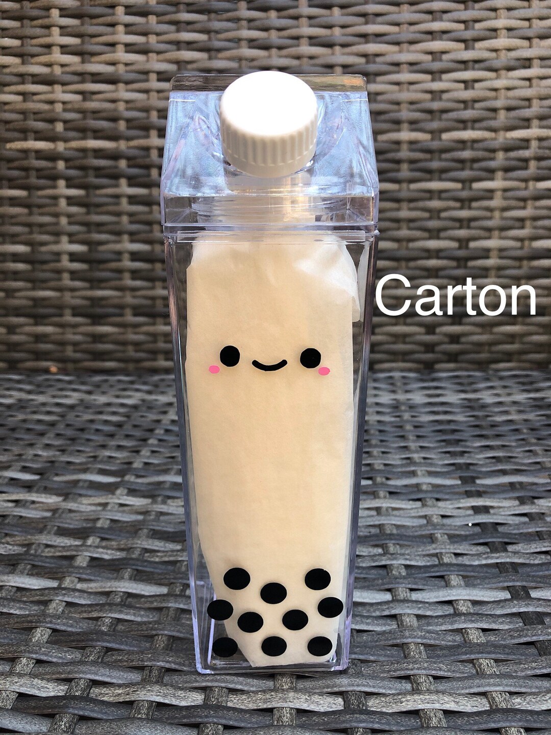 Boba Water Carton Bottle/tumbler - Etsy