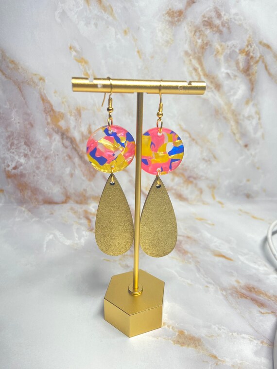 Acrylic Laser Cut Earrings | Etsy