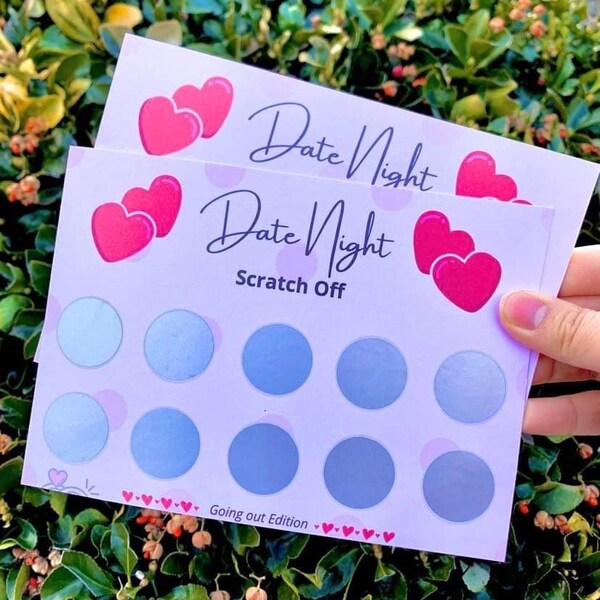 Custom Scratch off Card - Etsy