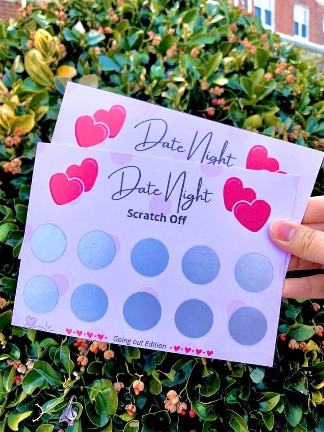 Couple Date Night Challenge Custom Scratch off Card Date Activities ...