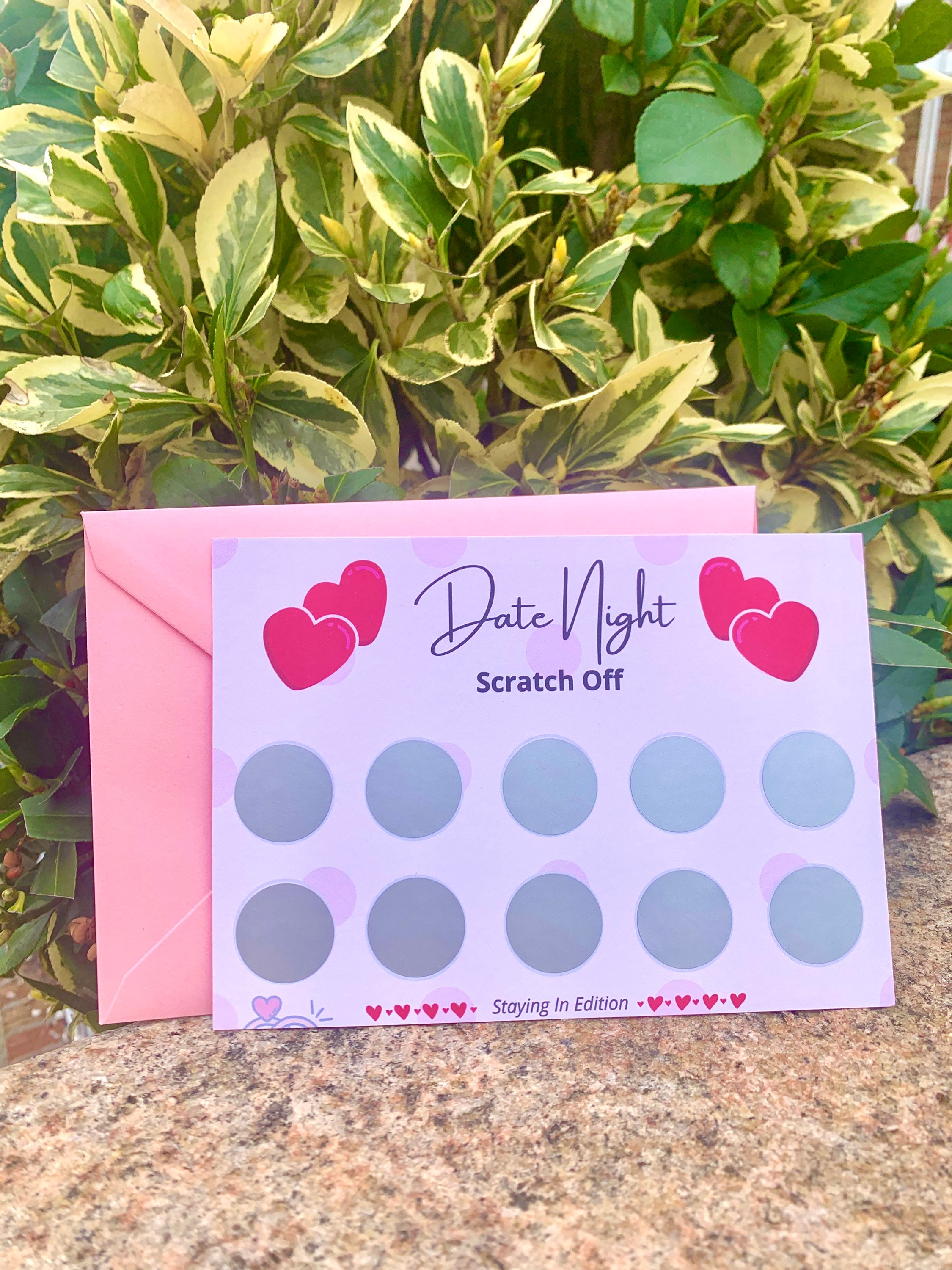 Couple Date Night Challenge Custom Scratch off Card Date - Etsy