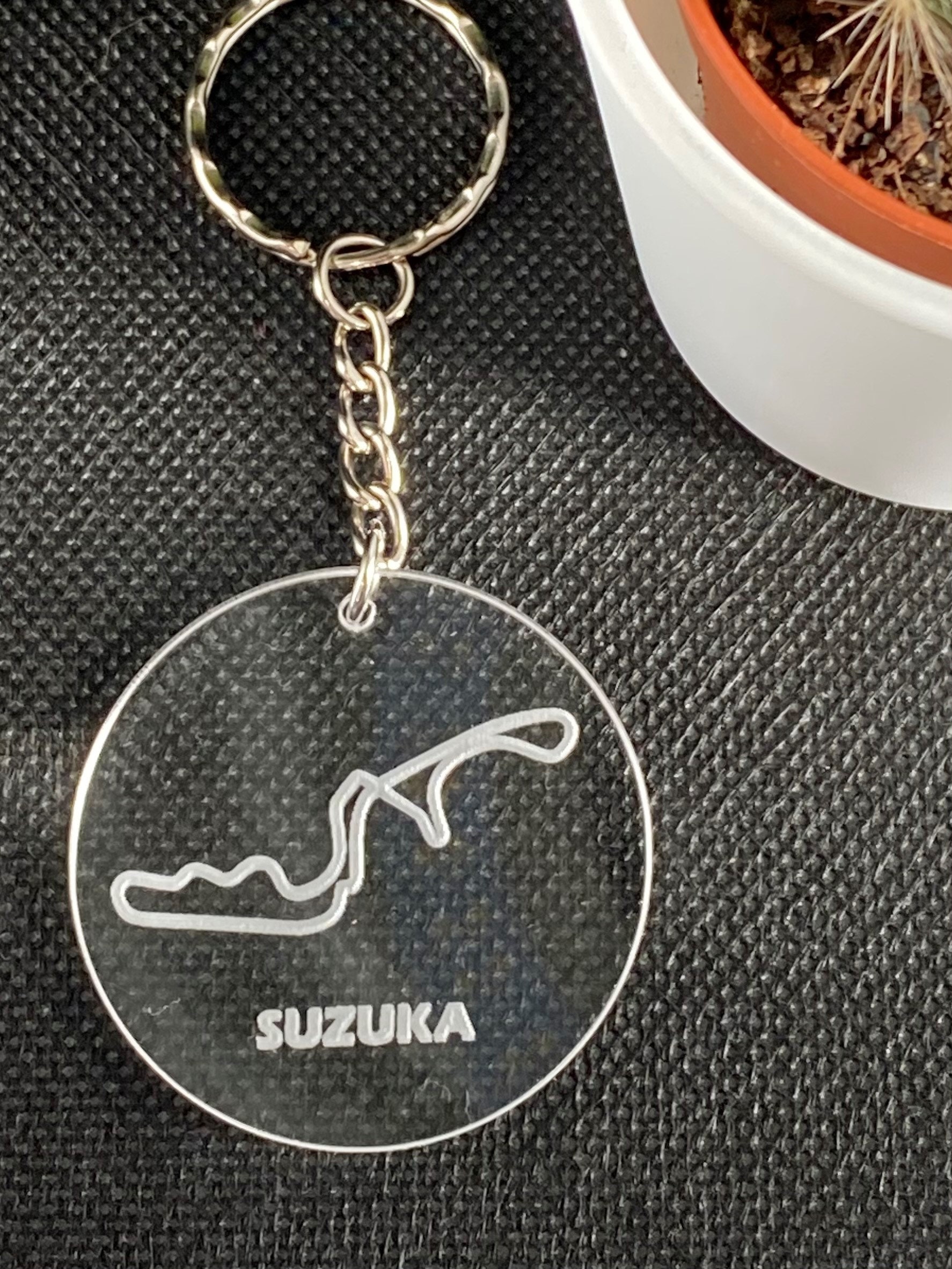 Race Circuit Keyring, Race Track Keychain, F1 Keyring, Motorsport Gift ...