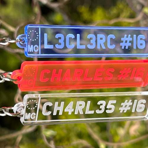 Charles Leclerc Ferrari Keyring Keychain F1 Keychain Formula - Etsy UK