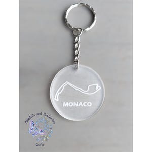 Race Circuit Keyring, Race Track Keychain, F1 Keyring, Motorsport Gift ...