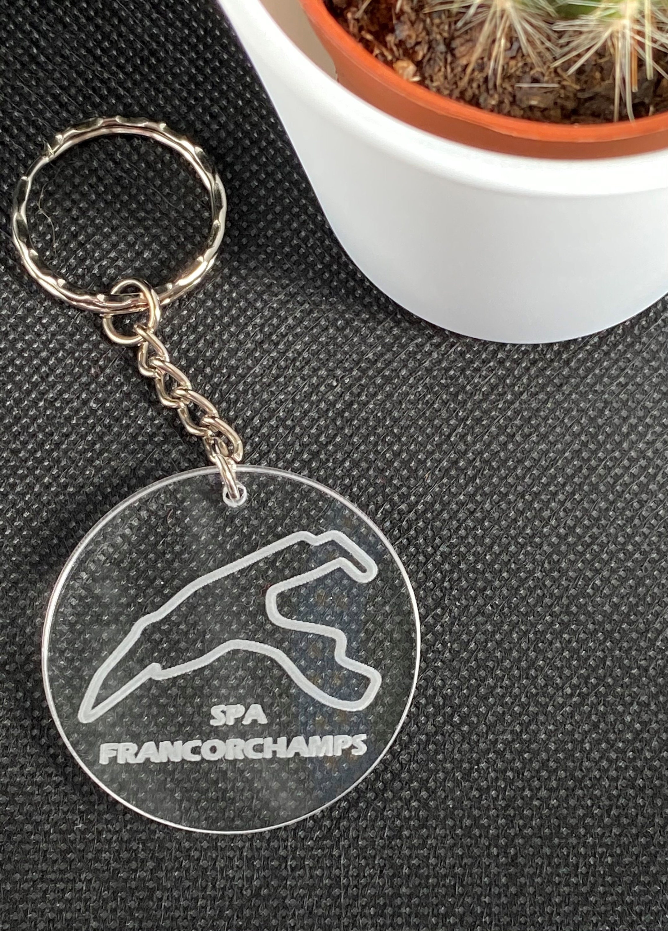 Race Circuit Keyring, Race Track Keychain, F1 Keyring, Motorsport Gift ...