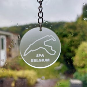 Race Circuit Keyring, Race Track Keychain, F1 Keyring, Motorsport Gift ...