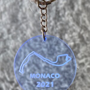 Race Circuit Keyring, Race Track Keychain, F1 Keyring, Motorsport Gift ...