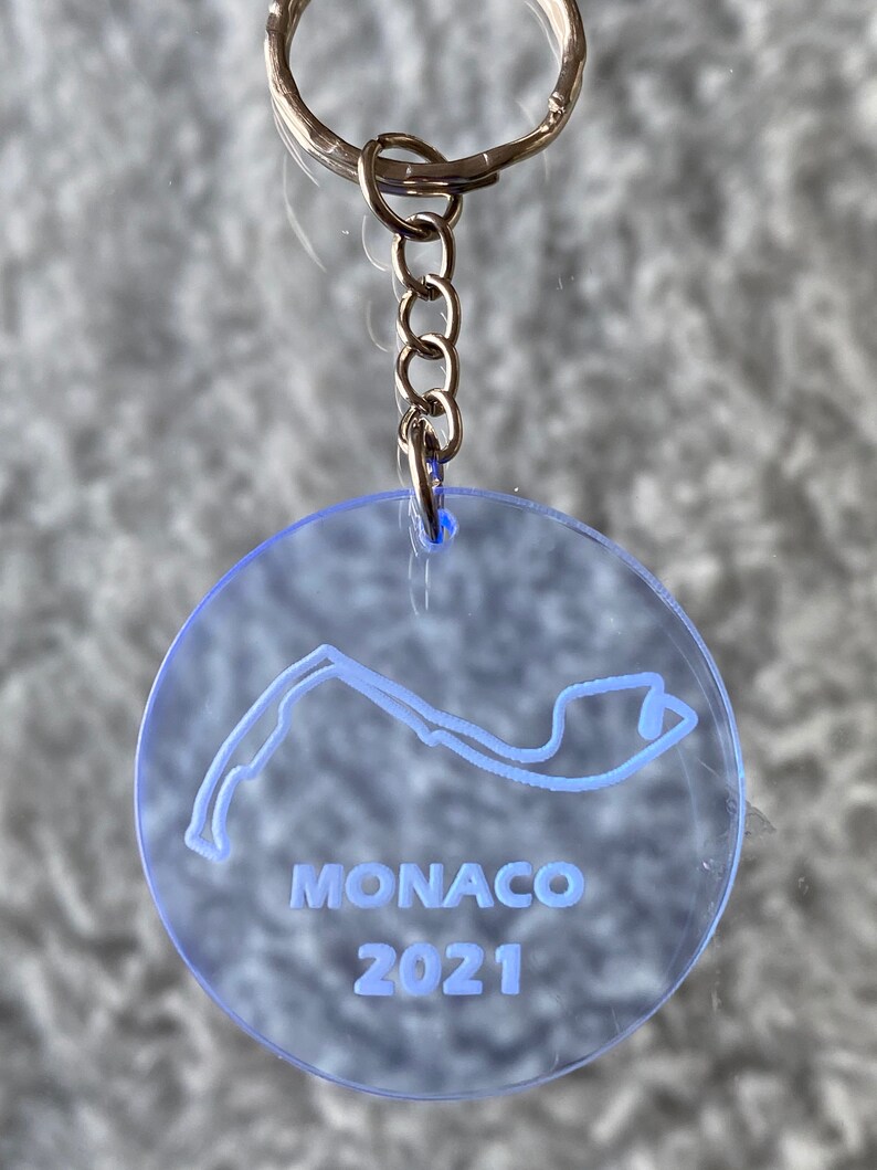 Race Circuit Keyring Race Track Keychain F1 Keyring - Etsy