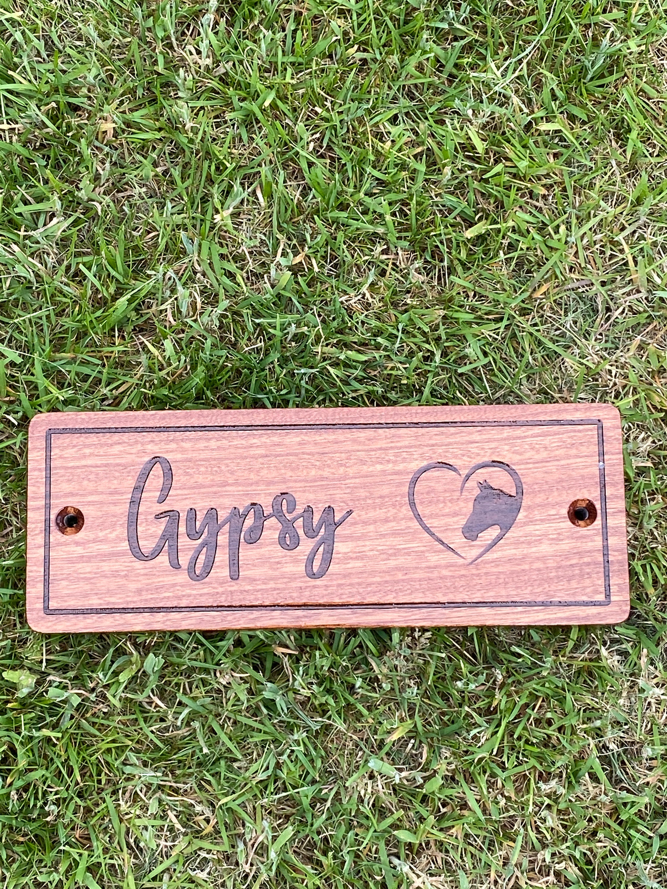 Personalised Stable Door Sign Sapele Wood Choice Of Design Stable personalised-stable-door-sign-sapele-wood-choice-of-design-stable