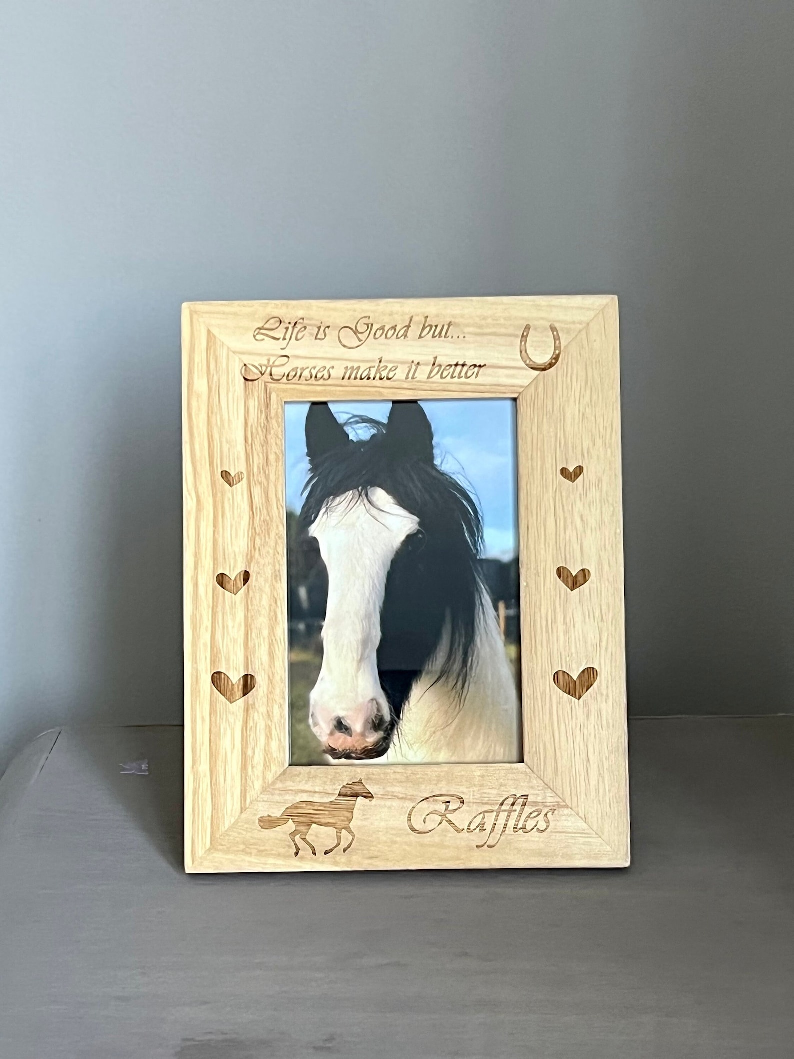 Personalised Horse Frame Horse Photo Frame Horse Gift Horse - Etsy