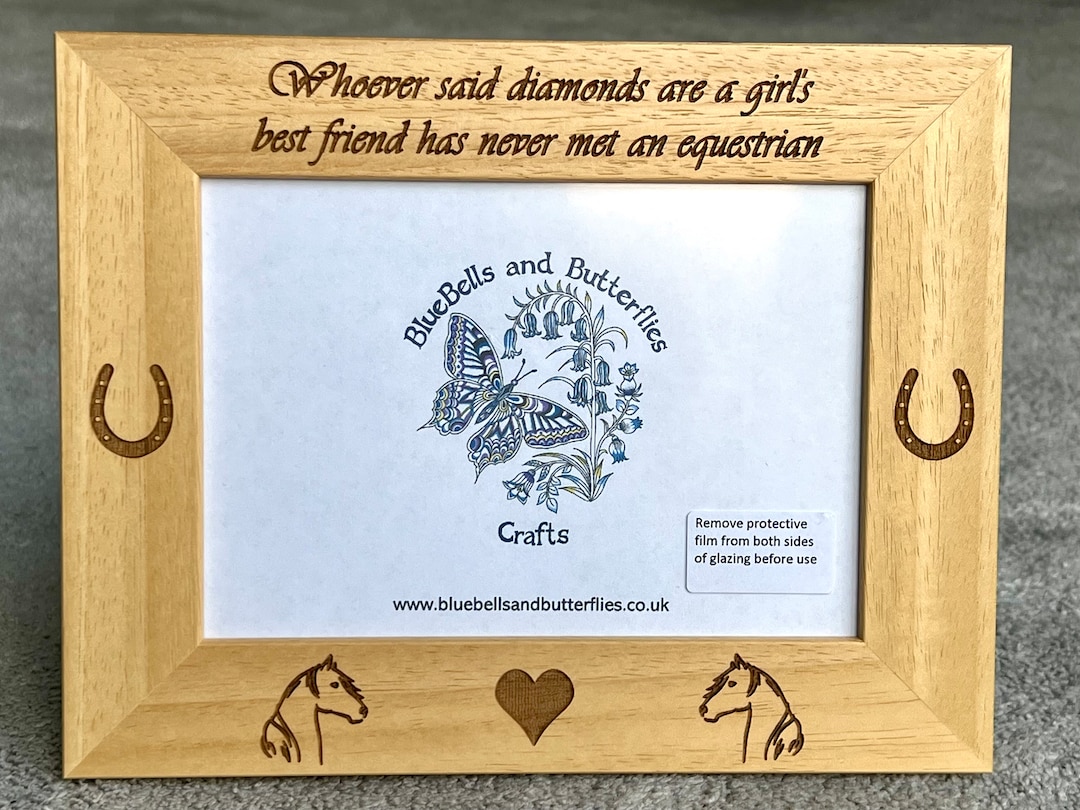 Horse Photo Frame Horse Frame Horse Gift Pony Gift - Etsy UK