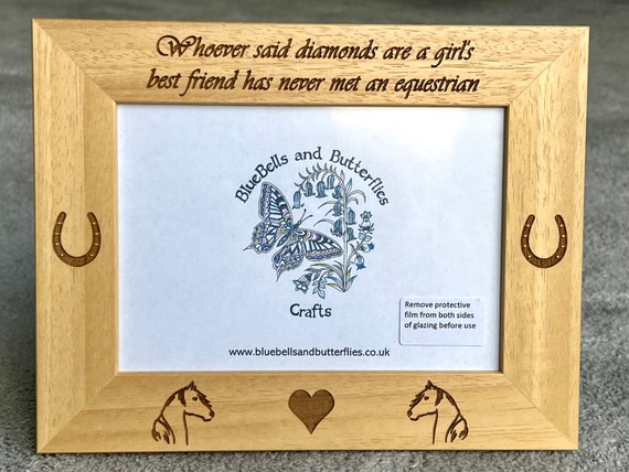 Horse Photo Frame Horse Frame Horse Gift Pony Gift - Etsy