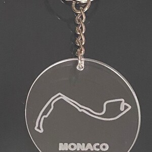 Race Circuit Keyring, Race Track Keychain, F1 Keyring, Motorsport Gift ...