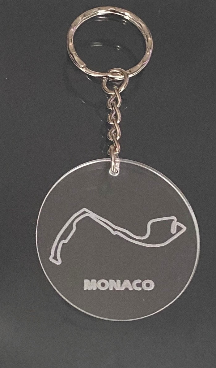 Race Circuit Keyring, Race Track Keychain, F1 Keyring, Motorsport Gift ...