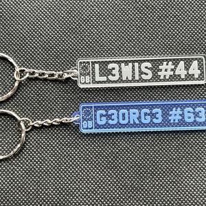 F1 Driver Keyrings, Formula 1 Driver Keychains, Lewis Hamilton, Lando ...