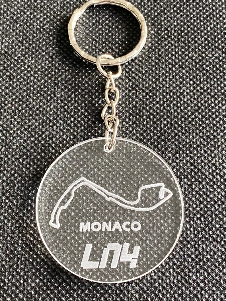 Race Circuit Keyring Race Track Keychain F1 Keyring - Etsy