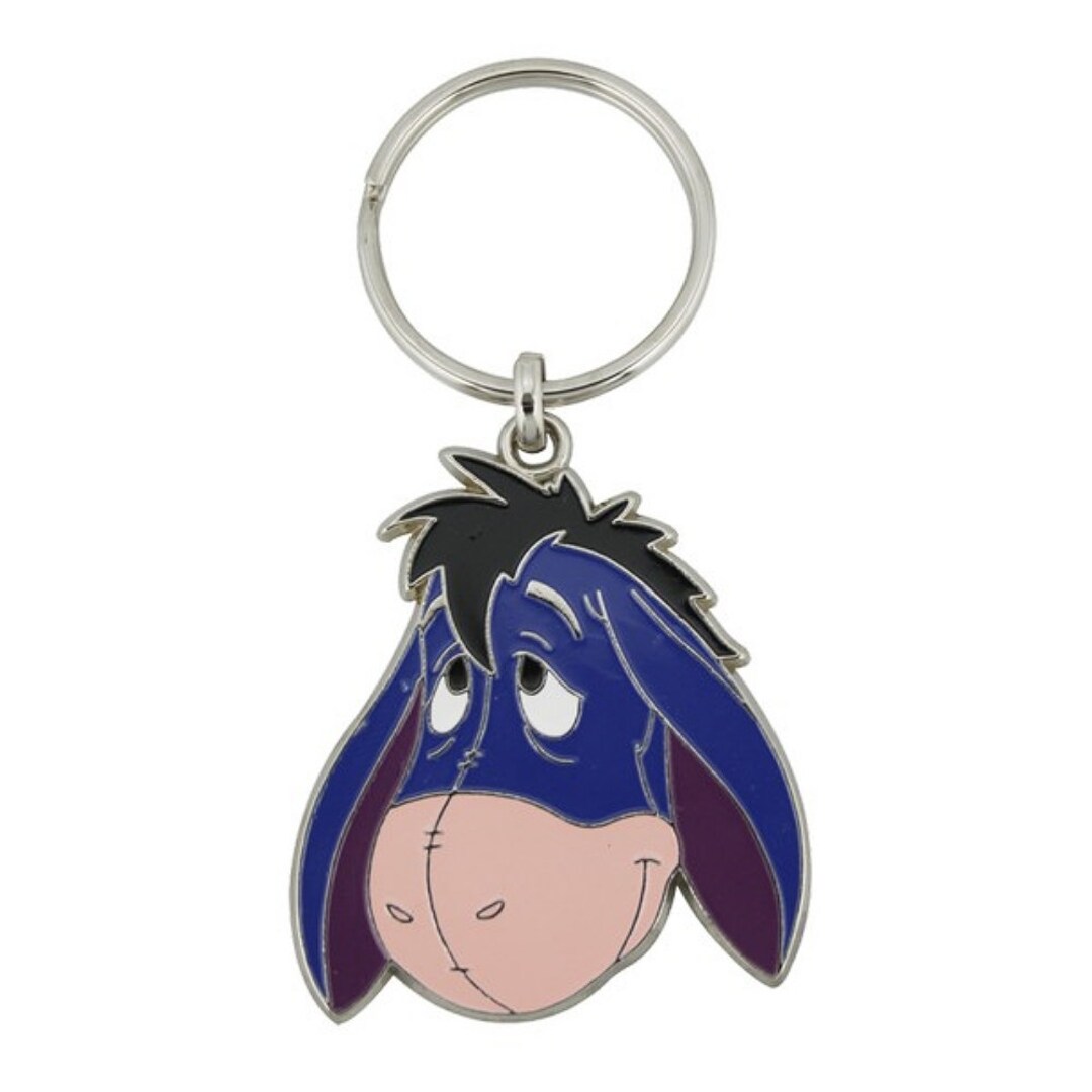Disney Winnie the Pooh Eeyore Big Face Enamelled Licensed Keychain ...