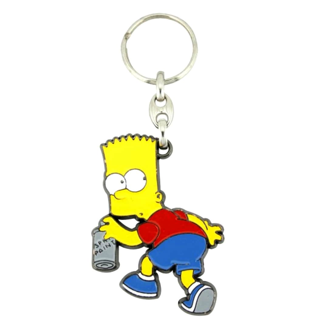 The Simpsons Bart Simpson Spray Paint Enamelled Licensed - Etsy