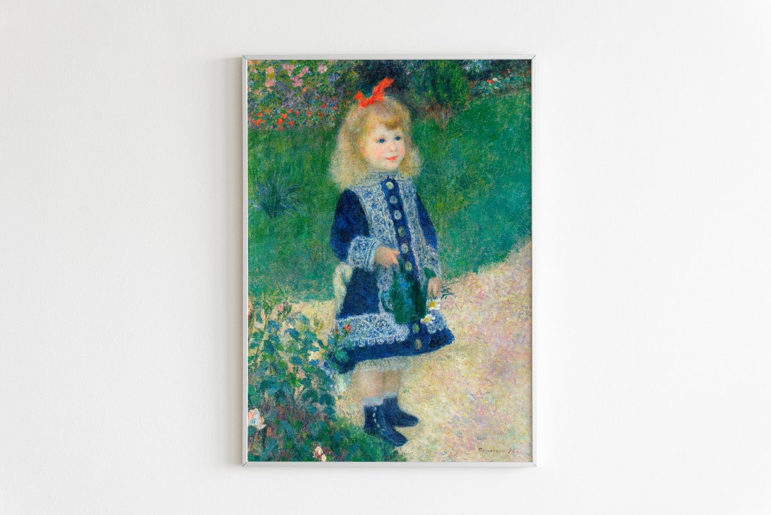 Pierre-auguste Renoir POSTER XIV: Reproduction of Renoir Painting, Girl ...