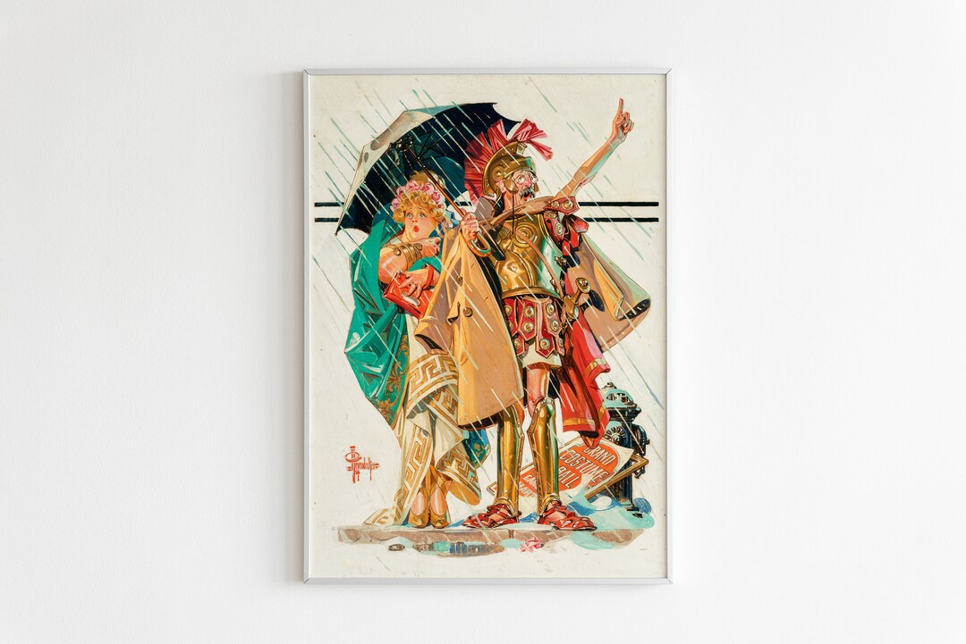 Joseph Leyendecker POSTER IX: to the Vanquished Fine Art Print on ...