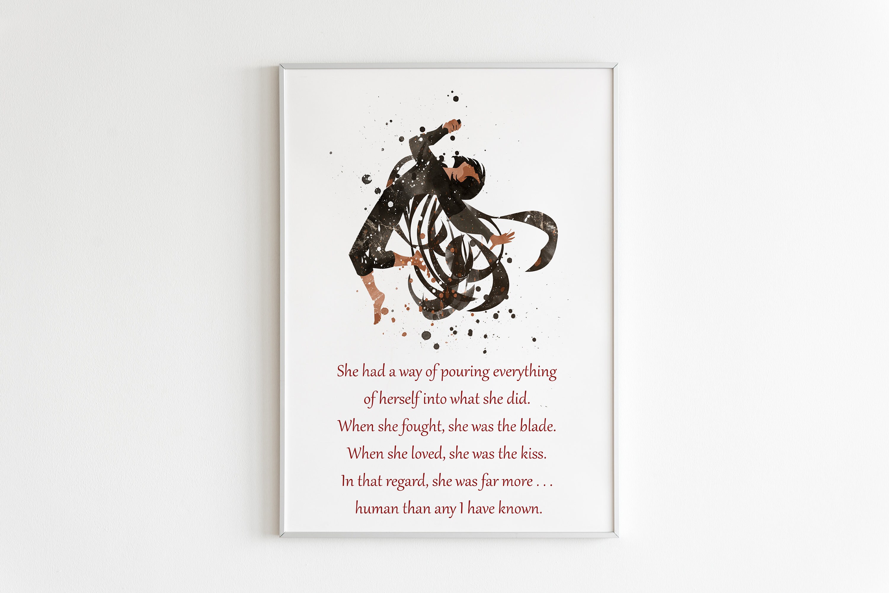 Vin Quote POSTER: Watercolor Wall Art Mistborn Art Decor - Etsy