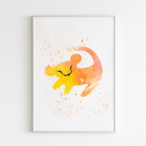 Simba Poster - Etsy