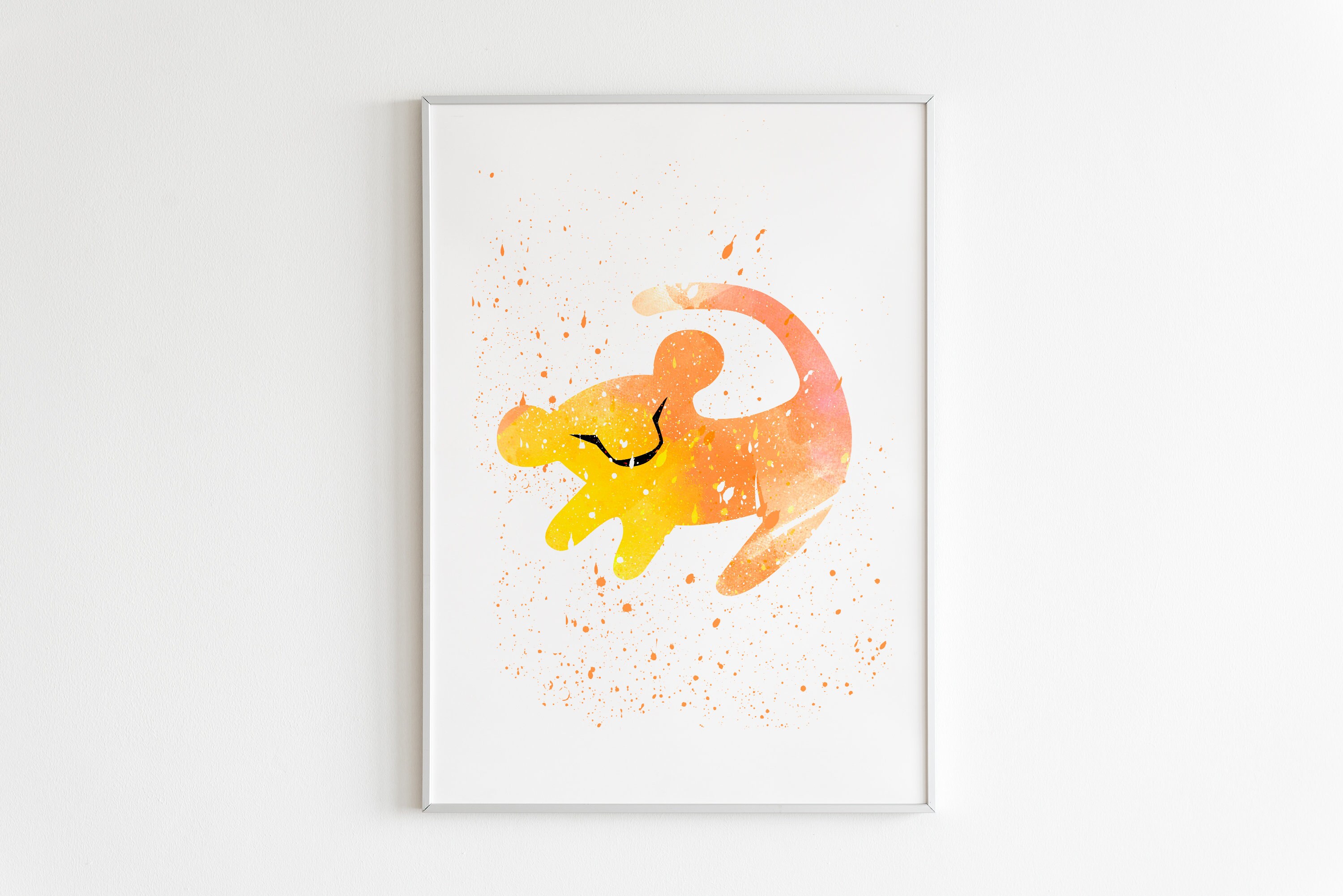 Baby Simba Cave Drawing