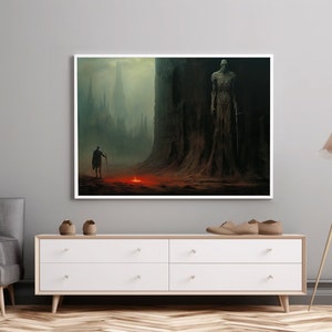 David and Goliath POSTER IV: Wall Decor Inspired by Beksinski Art Bible ...