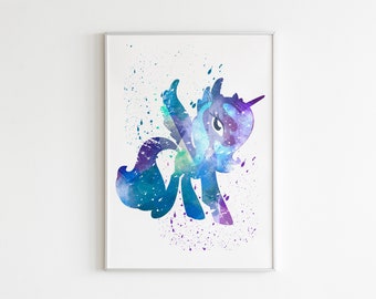 Princess Luna Poster - Etsy