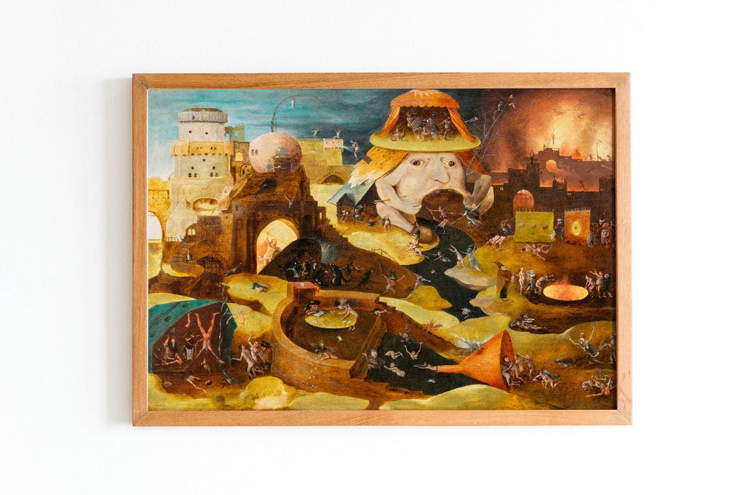 Hieronymus Bosch POSTER III: Reproduction of Bosch Painting, the Garden ...