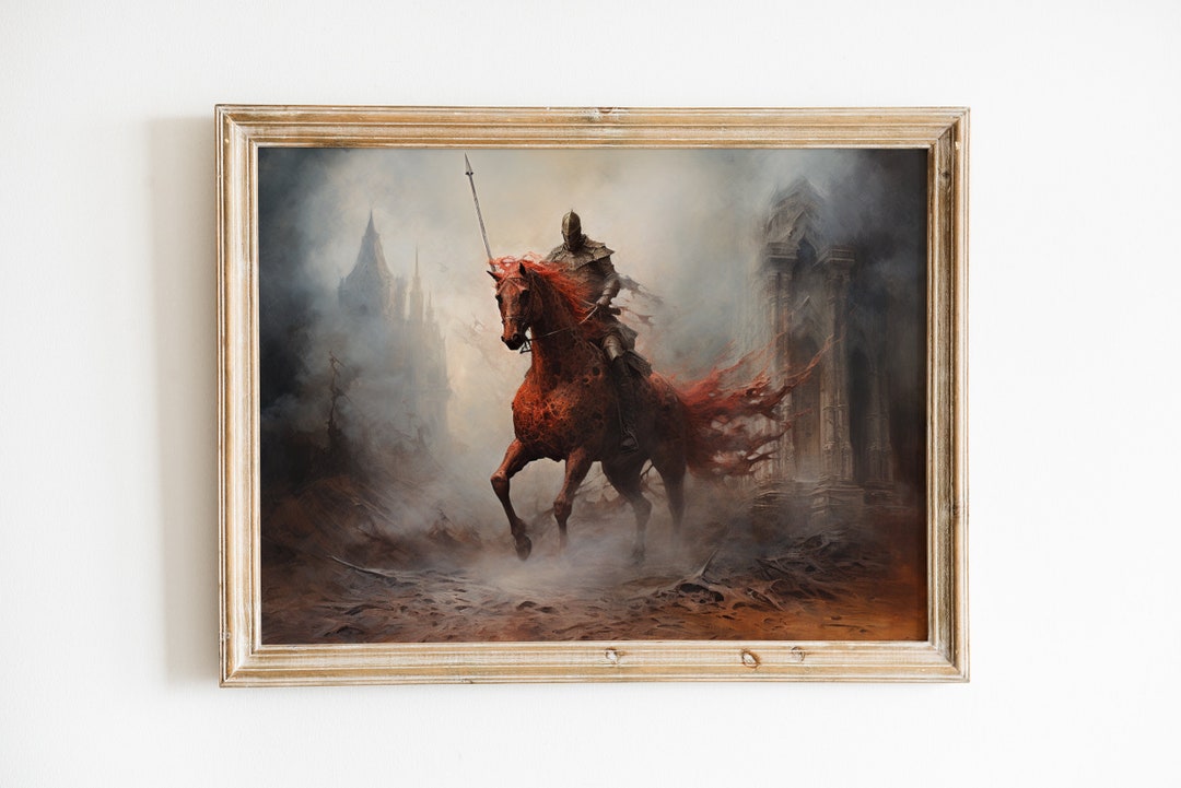 Crusader POSTER II: Wall Decor Inspired by Beksinski Art Medieval Art ...