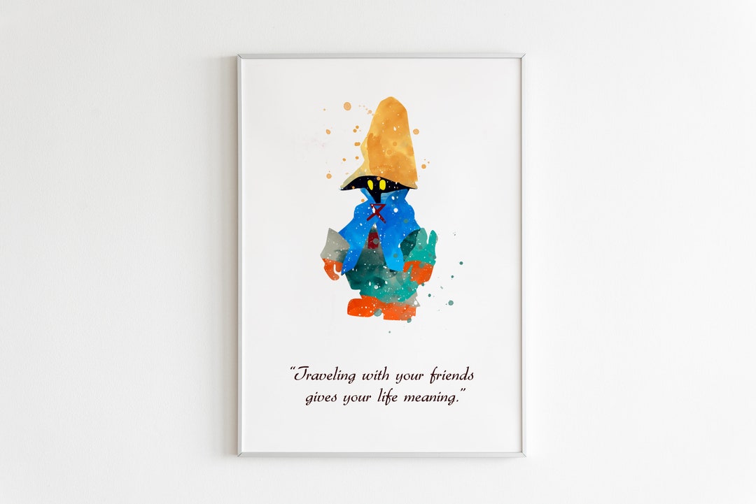 Vivi Orniter Quote POSTER: Watercolor Wall Art, Final Fantasy Art Decor ...