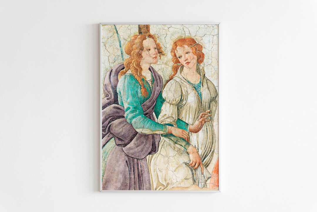 Sandro Botticelli POSTER III: Reproduction of Botticelli Painting ...