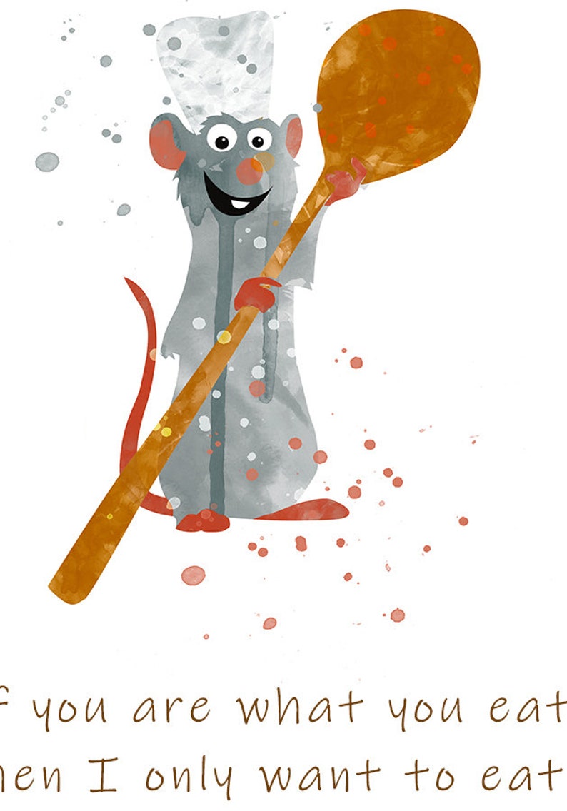 Remy Quote POSTER: Watercolor Wall Art Remy Art Decor - Etsy