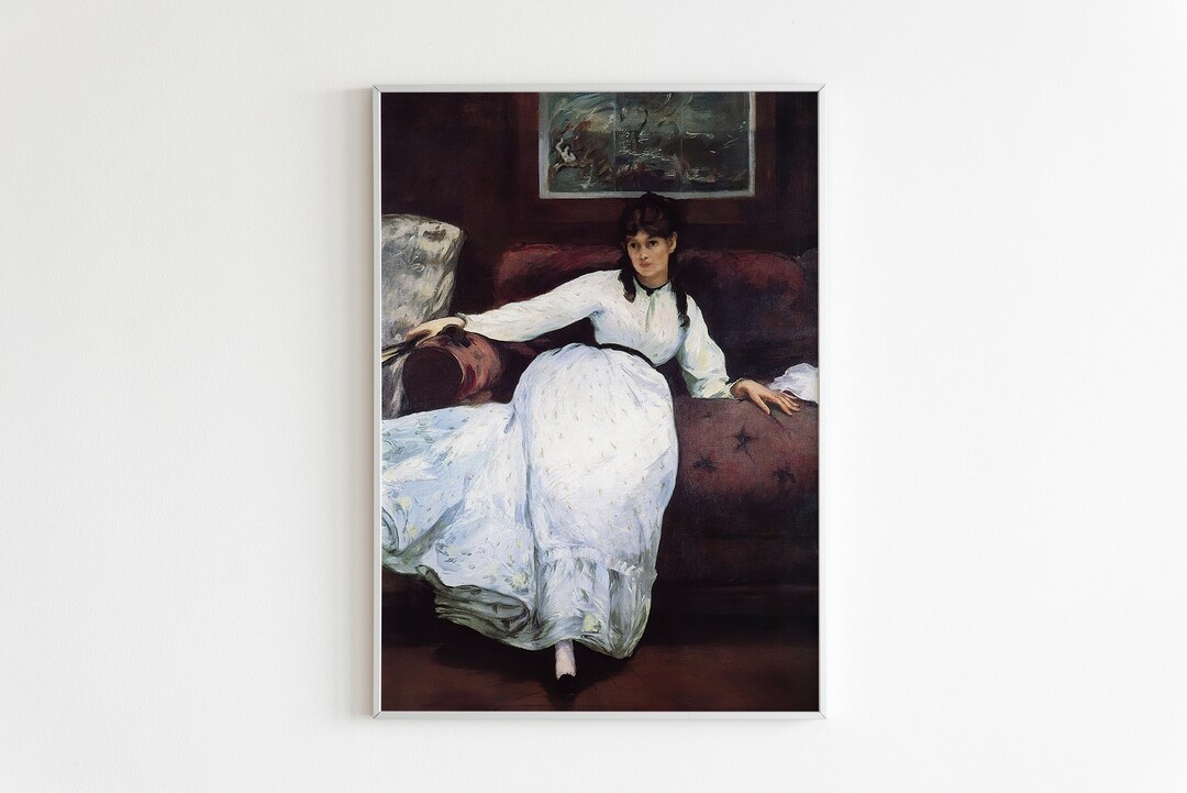 Edouard Manet POSTER XLVI: the Rest. Portrait of Berthe Morisot Fine ...
