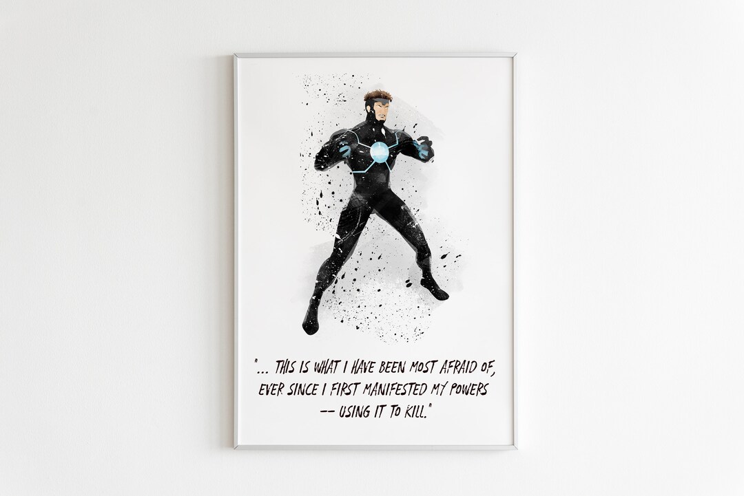 Havok Quote POSTER: Watercolor Wall Art, Marvel Comics Art Decor, Super ...