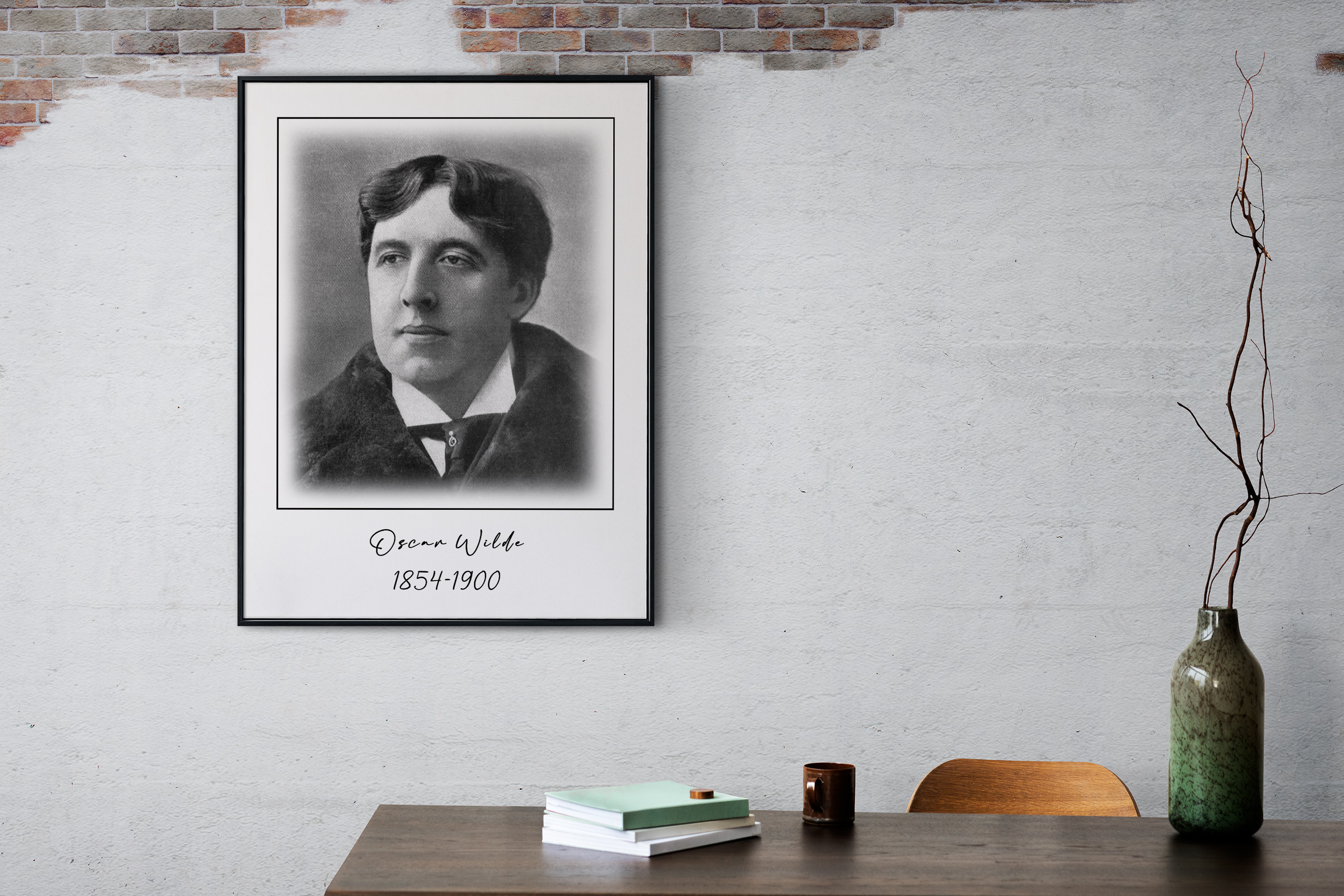 Oscar Wilde POSTER: Portrait of Oscar Wilde Class Room Decor - Etsy