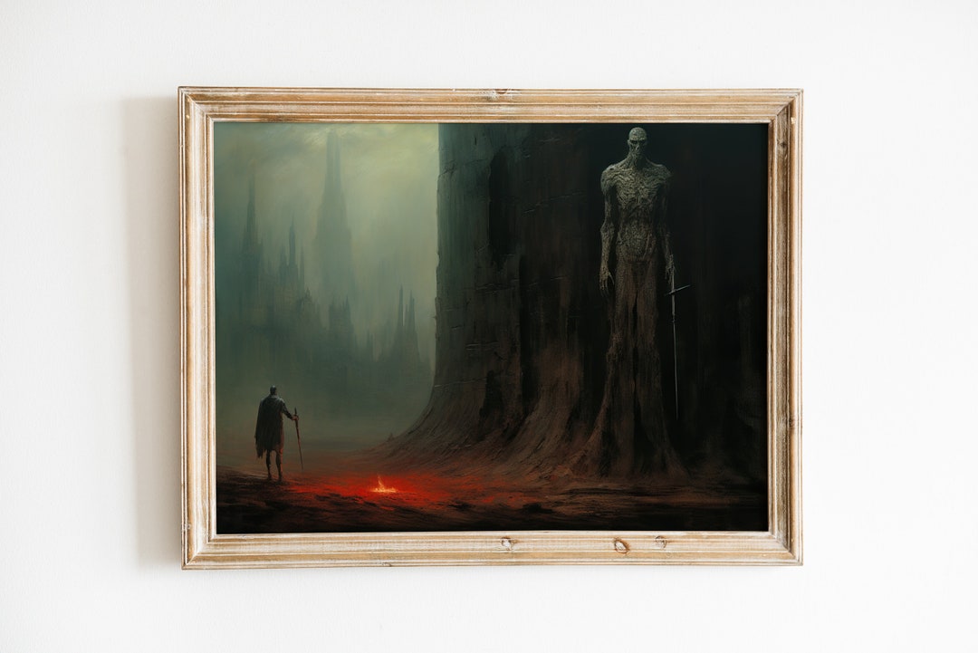 David and Goliath POSTER IV: Wall Decor Inspired by Beksinski Art Bible ...