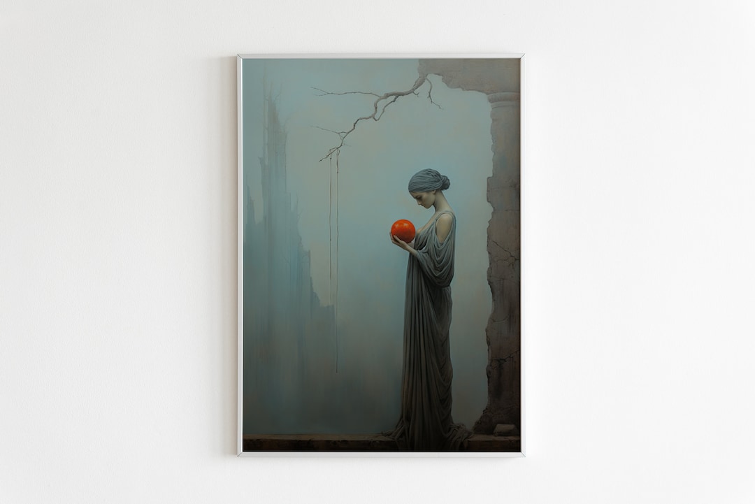 Athena POSTER: Wall Decor Inspired by Beksinski Art Antient Myth Story ...