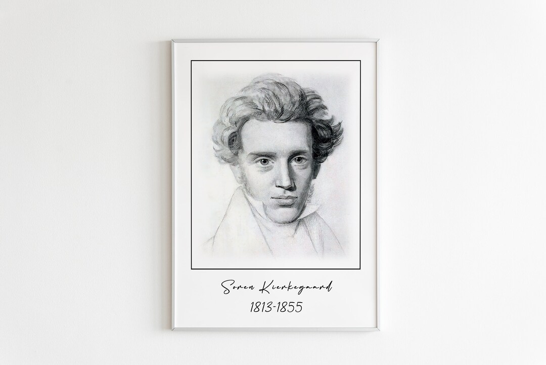 Soren Kierkegaard POSTER: Portrait of Soren Kierkegaard, Class Room ...