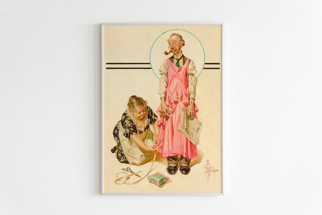 Joseph Leyendecker POSTER V: Living Mannequin Fine Art Print on Quality ...