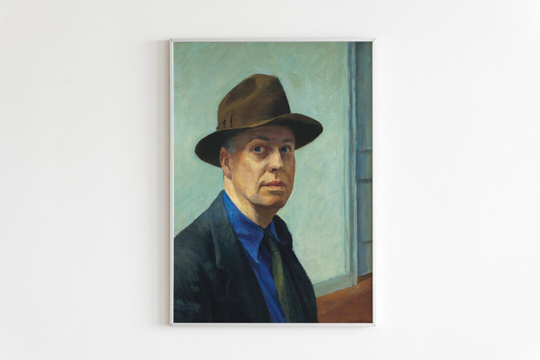 Edward Hopper POSTER XLIV: Reproduction of Hopper Painting, Self ...