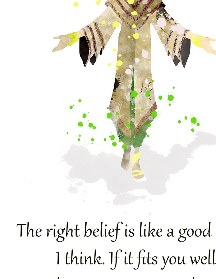 Sazed Quote POSTER: Watercolor Wall Art Mistborn Art Decor - Etsy