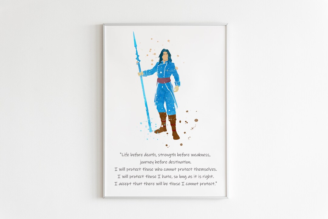 Kaladin Quote V POSTER: Watercolor Wall Art, Stormlight Archive Wall ...