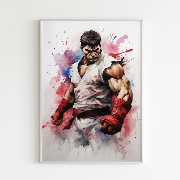 Street Fighter Akuma Poster - Etsy